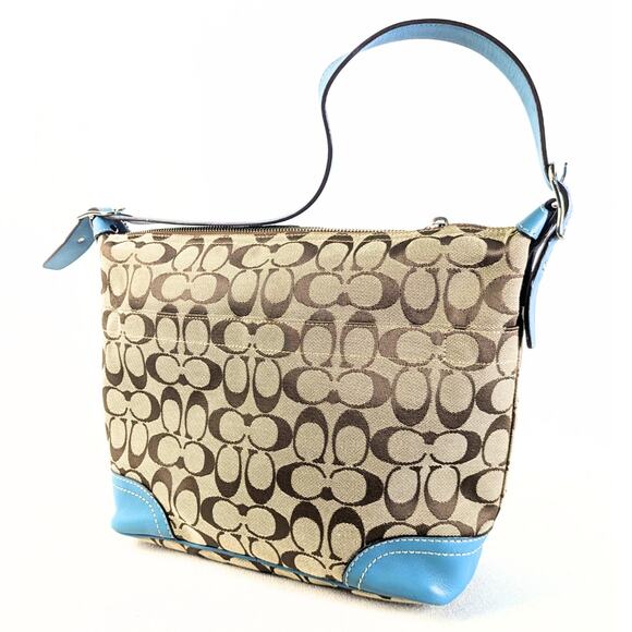 Coach | Bags | Coach Signature Canvas Soho Shoulder Bag | Poshmark